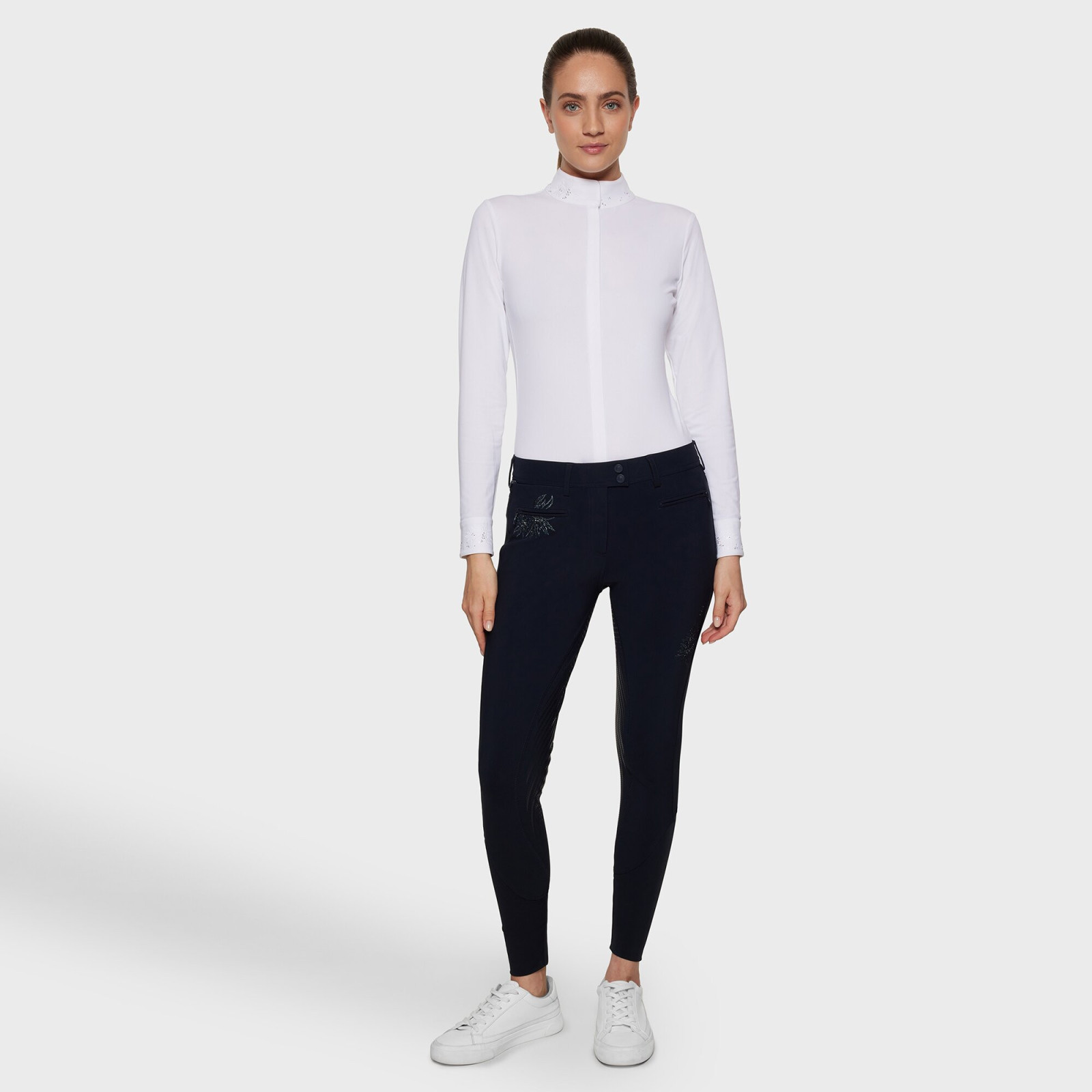 Pantaloni Samshield Diane Spring Flower Full grip - Articole călărie